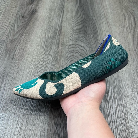 Rothy's | Shoes | Rothys Green And Cream Loafers Ecofriendly Flats ...
